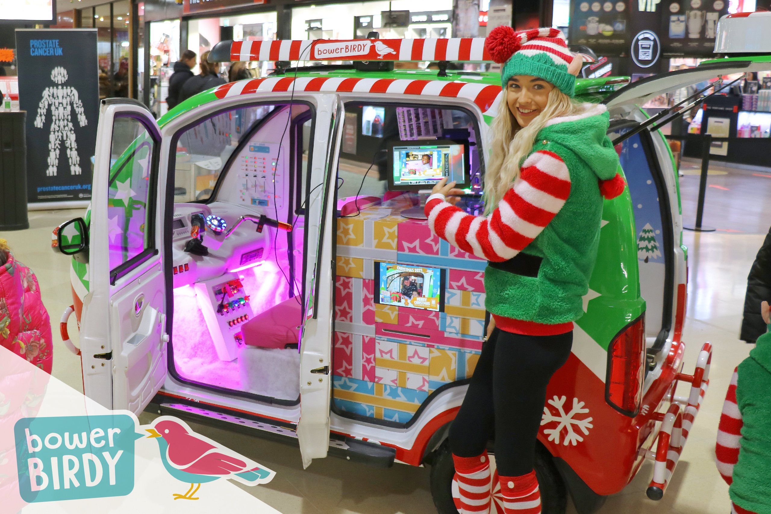 Christmas Shopping Centre Events with the Magical Elf Car! | Bowerbirdy